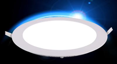 China LED PANEL LIGHT 12W ROUND CE ROHS HIGH LUMEN sliver color for sale