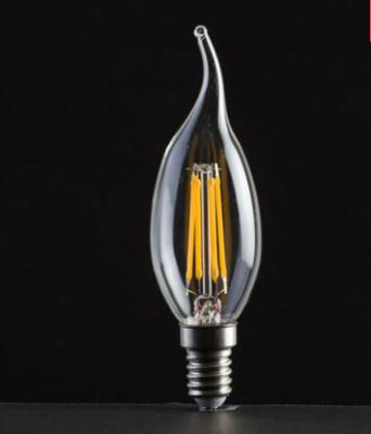 China Edison COG lamp LED Filament Bulb Candle Candelabra Light C35 E12 Sapphire Substrate for sale