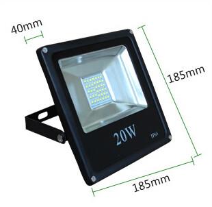 China 20W led reflector led lamp dimmable flood lighting SMD5630 black grey white housing for sale