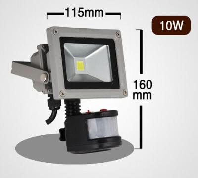 China COB led flood light PIR Sensor 10W for sale
