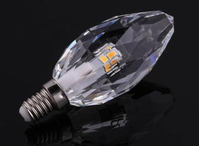 China 5W candle light bulb led spot Crystal Candle Light K5 crystal housing 220V E14 dimmable for sale