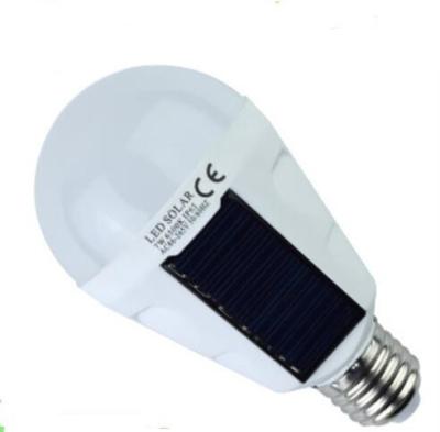 China rechargeable led solar emergency light bulb E27 B22 lamp led smd5630 80RA high light efficiency 2 years warranty CE 12W for sale