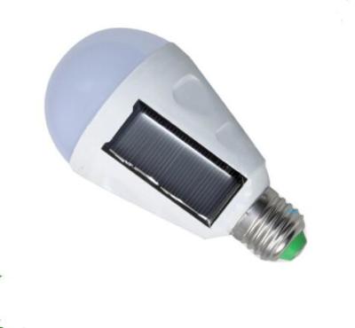 China led solar bulb with Li-battery for camping outdoor use IP65 emergency rechargeable led bulb 7W 12W  E27 B22 for sale