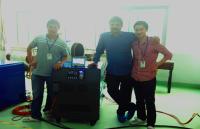 China Air Cooled Induction Heating Machine 80kW Digital Control For Pipe Pre-Heating for sale