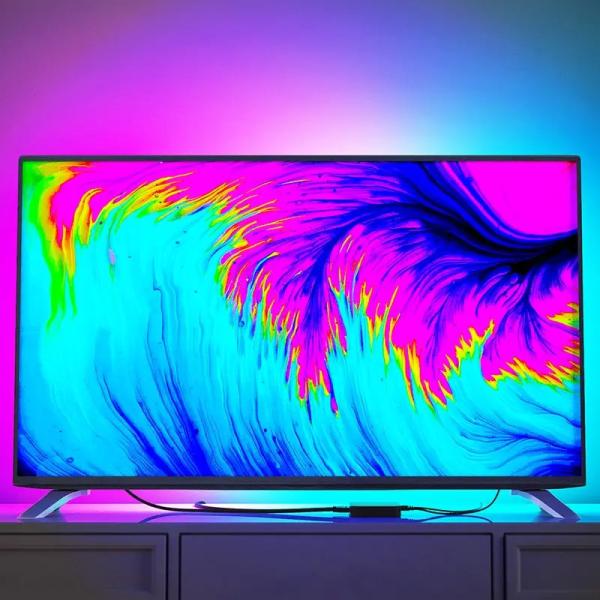 Quality Smart TV LED Strip Lights HDMI Sync Box With WIFI BLE Control And Dynamic Color Changing for sale