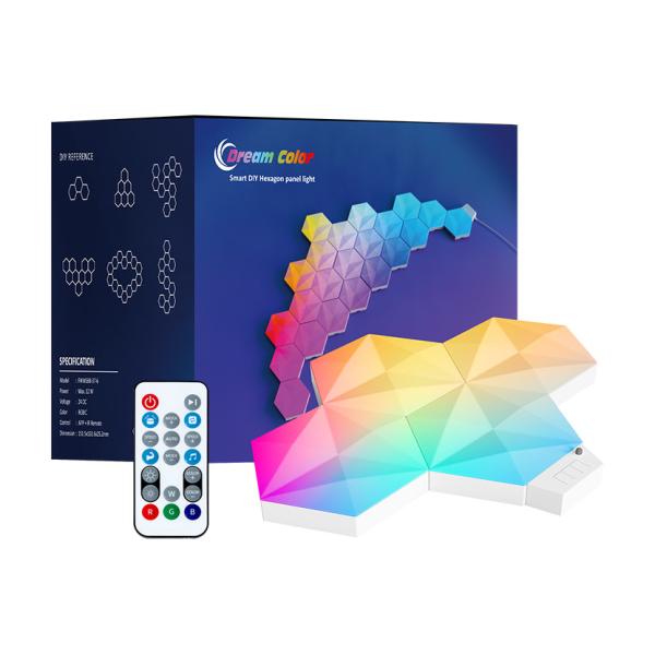 Quality Wireless Remote Controlled RGBIC Color Changing Gaming Lights With Breathing for sale