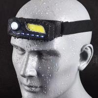 Quality TPU Headlamp Work Light Battery Powered 100-500 Meters 13-15 Hours Lighting Time for sale