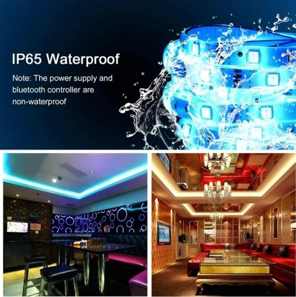 Quality Adjustable Brightness RGBIC LED Light Strip With Music Sync Timer Customized for sale