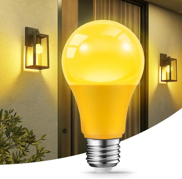 Quality 360 Degrees Beam Angle Dimmable Amber LED Bulb E26 Base 9W 800lm Light Bulb for sale