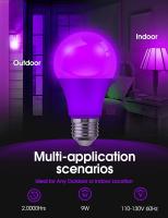 Quality 60W Equivalent 9W LED A19 Amber Light Bulbs For Warm And Vibrant Illumination for sale