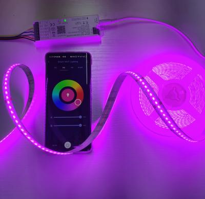 China Brightness Dimmable LED Strip Lights 16.4FT 840LEDs/M RGBCW Cob CE RoHS for sale