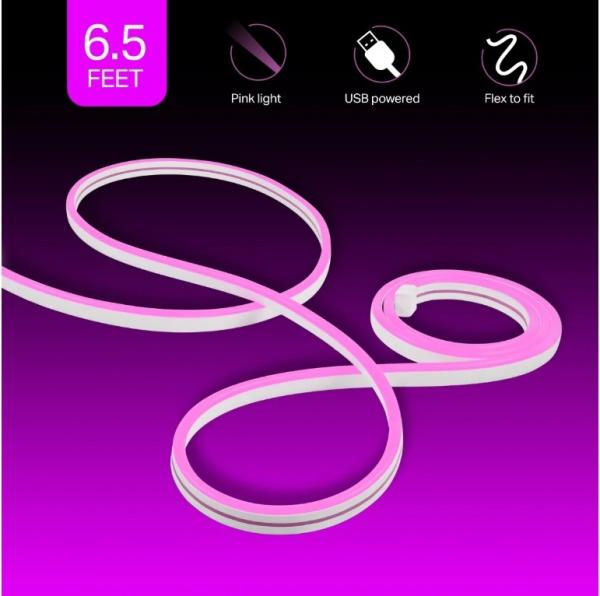 Quality Certified Dimmable LED Strip Lights With 6.5FT Length Adhesive Backing And Ra 90 for sale