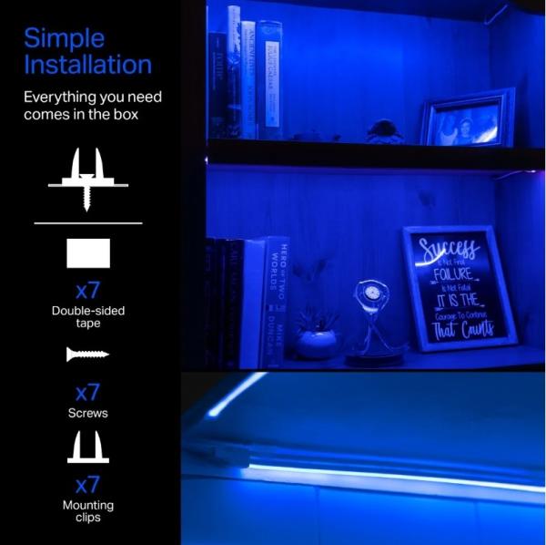 Quality Dimmable 5V 1.5A LED Strip Lights Series With Adhesive Backing 90 Ra Cob LEDs CE for sale