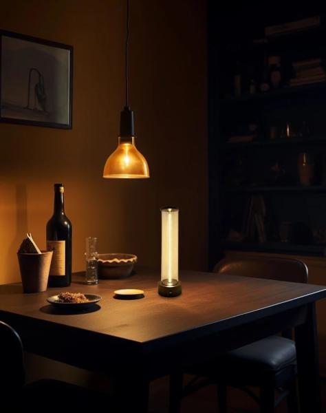 Quality COB Round Night Light With 3 Levels Dimmable Feature Warm White Glow Individual for sale