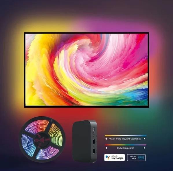 Quality Adjustable Brightness LED Strip Lights With Music Sync App Control for sale