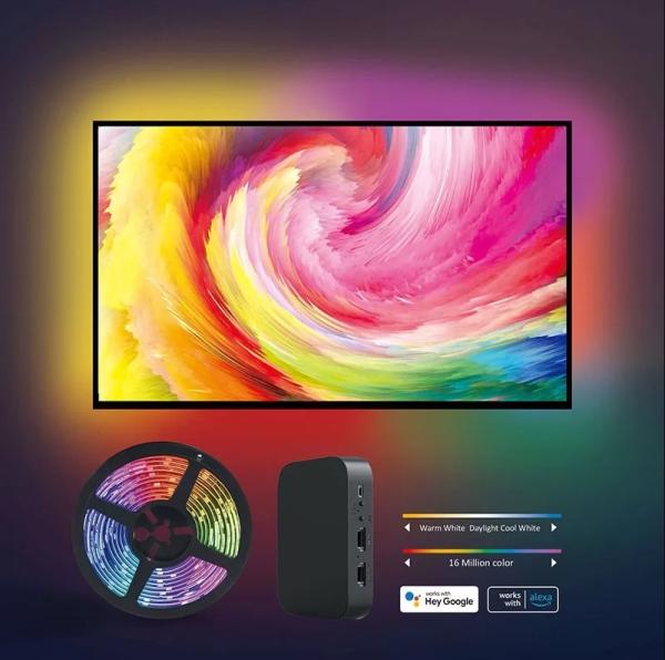 Quality RGB LED Strip Lights With App Music Sync IP65 Waterproof TV Backlight System for sale