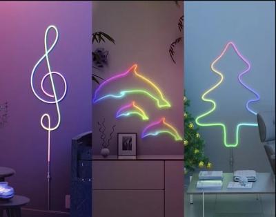 China Smartphone Compatible Color Changing LED Tape Lights 12V With Timer Function for sale