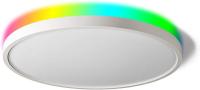 Quality 28W Modern RGBIC Surface Mounted Ceiling Light Fixture White Metal for sale