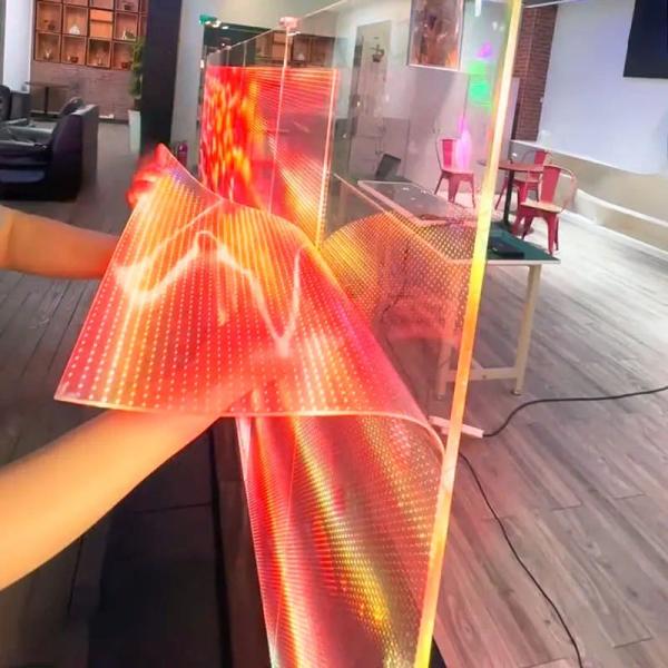 Quality Flexible Screen Type LED Screen with Soft PCB Pixel Pitch 6.25mm/8mm/10mm/15mm/20mm for sale