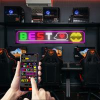 Quality 100000H Lifetime LED Flexible Screen 16*96plus Pixel Size Remote Control for sale