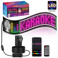 Quality 898x192mm Bluetooth Connection LED Matrix Panel Flexible Screen and 5V2A10W for sale