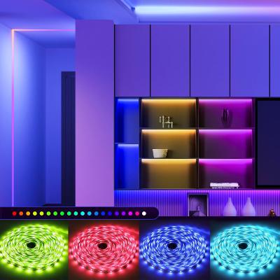 China Adjustable Brightness RGBIC LED Lights E-sports Atmosphere USB Light Strip Changes Color With Music Remote / App Control for sale