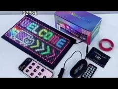 IP65 16*144 Pixel Size Indoor Fixed LED Screen Flexible Display per applicazioni indoor controllato da Bluetooth