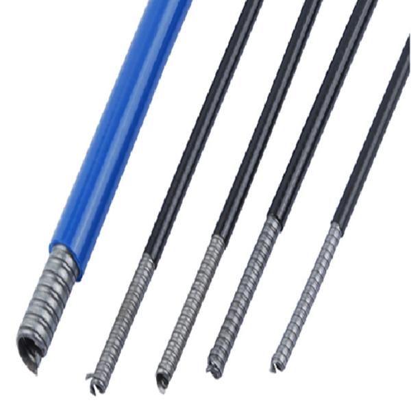 Quality 7mm  Rubber Double Spiral Cable Outer Casing Steel Plastic Material for sale