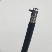 China 7mm  Rubber Double Spiral Cable Outer Casing Steel Plastic Material for sale
