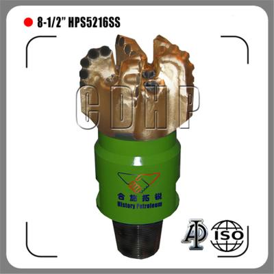 China 8-1/2" 5 Blades Steel Body Diamond PDC Drill Bits S223 HPS5216SS for sale