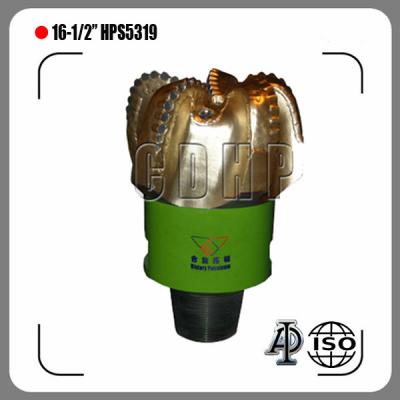 China 16-1/2" 5 Blades Steel Body Diamond PDC Drill Bits S223 HPS5319 for sale