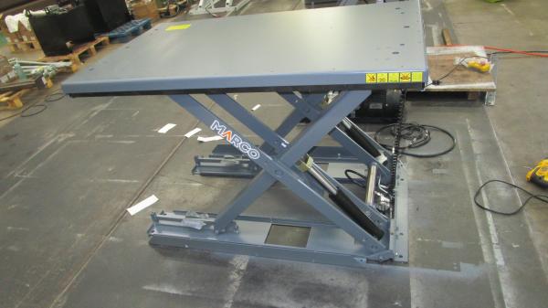 Low Profile Electric Hydraulic Scissor Lift Table with U Shape Design and CE Approval