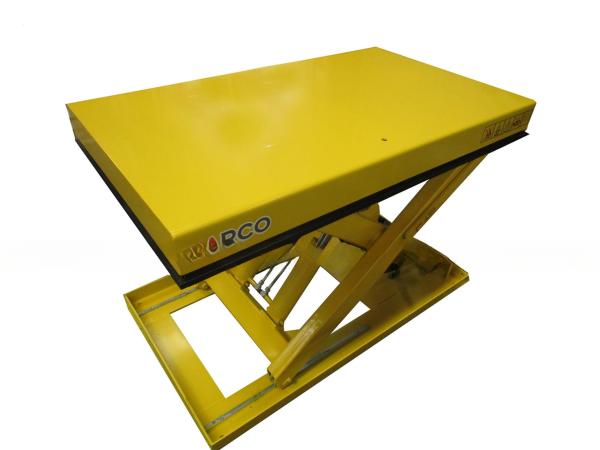 Stationary 1000kg Marco Hydraulic Single Scissor Lift Table with Hoyer Motor and Bucher Pump M2-010090-D2