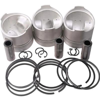 China Auto Parts Zt Truck Parts Piston & Piston Ring Set STD 68mm for Kubota D750 ZB500 Engine(Pack of 3) for sale