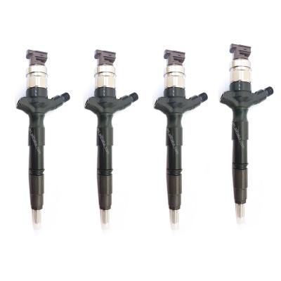 China Hot Sale 2KD-FTV Fuel Injector 23670-09360 & 23670-0L070 HIACE for T-TOYOTA HILUX V2.5 D4D 4PCS New & Used Condition Set for sale