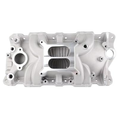 China Modified Dual-Plane Aluminum Intake Manifold for Chevrolet SBC 305 327 383 V8 1955-86 Car for sale