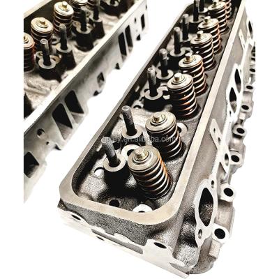 China Best Price SBC 350 GM350 Aluminum Complete Cylinder Heads for Chevy 350 5.7L V8 Small Block for sale