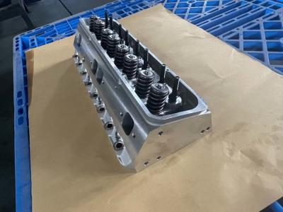 China Aluminum Cylinder Head Assembly Auto Parts Small Block SBC GM350 Aluminum Complete Cylinder Head for Chevy for CHEVROLET 350 V8 for sale