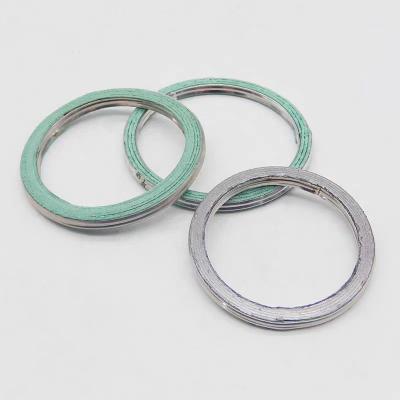 Cina Guarnizione per ferite a spirale a grafite di metallo flessibile Guarnizione per auto Produttore di guarnizioni per automobili Guarnizione per scarico per motocicli di dimensioni personalizzate in vendita