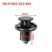 Quality Auto Vehicle Car Bumper Clips 10mm Retainer Fastener Rivet 91503-SZ3-003 Door for sale