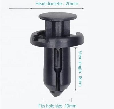 Cina Clips per paraurti in plastica per auto 10 mm per Honda 91503-SZ5-003 in vendita