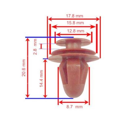 Cina Clip di fissaggio pannello rivestimento porta auto 67771-12050 per Toyota in vendita