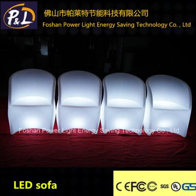 China Italian Furniture Recliner LED Sofas 16 Colors Changing With Remote Control for sale