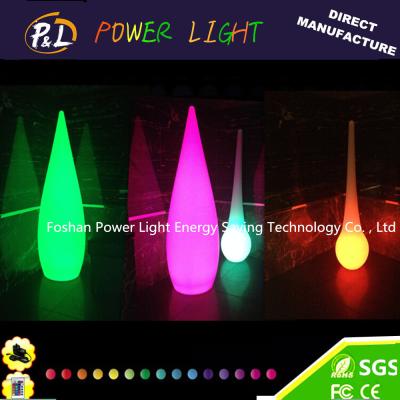 China Wireless Colorful Glow LED Pillar Lamp for sale