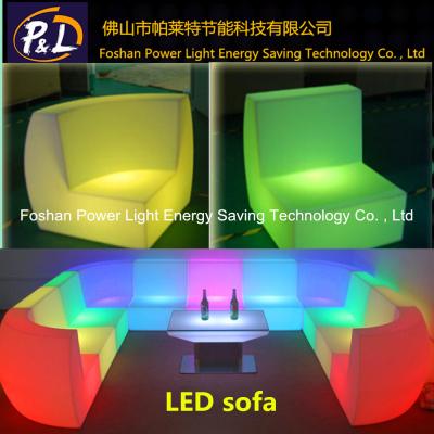 China Light up Club Bar Outdoor Plastic LED Leisure Chair for sale