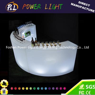 China Illuminated Plastic Led Modern Bar Counter Waterproof with Recharge Battery for sale