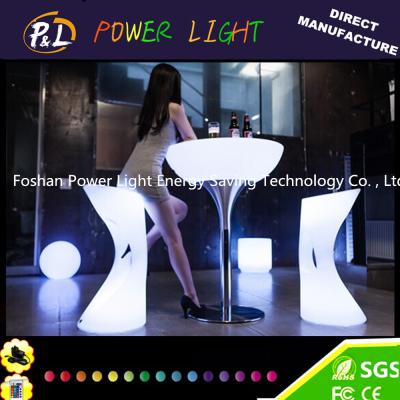China High Round Led Bar Tables 16 Colors Changing With Remote Control for sale