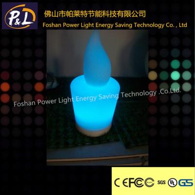 China Rechargeable RGB LED Decorative Candle Lamp for sale