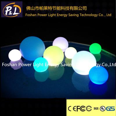 China Outdoor Decorative Floating Pool Ball Led Oval Light for sale
