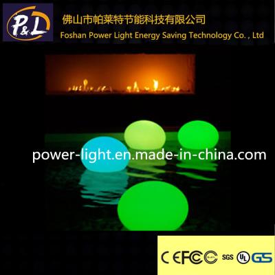 China Glowing lluminated Plastic LED Pool Stone Light for sale